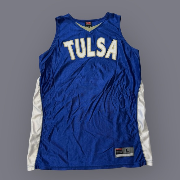 Nike | Shirts | Vintage Nike Y2k Tulsa Basketball Jersey | Poshmark